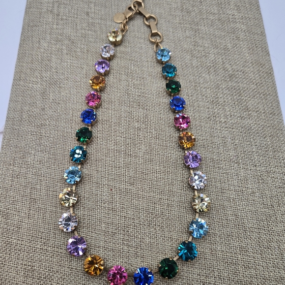 Loren Hope | Jewelry | Loren Hope Multicolor Crystal Necklace Elegant ...